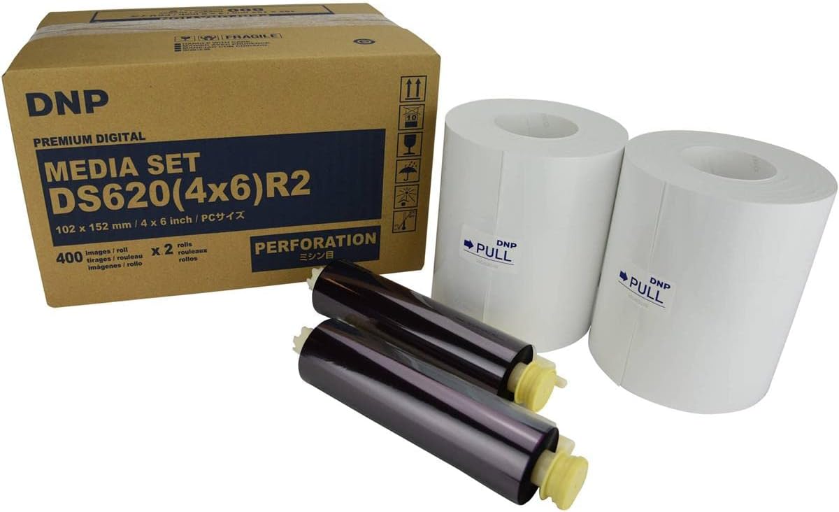 DNP Center Perforated 4" x 6" Media for use with DS620 Printer ...
